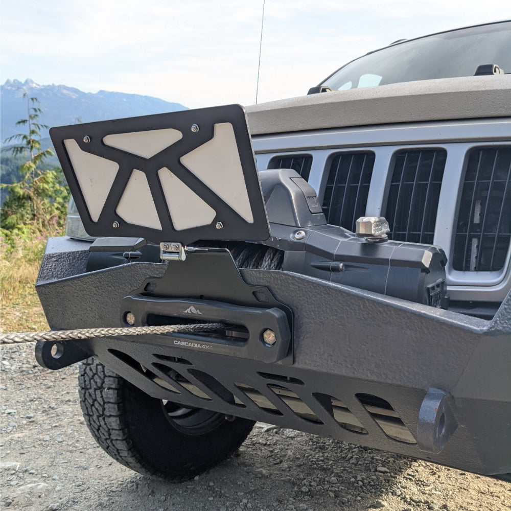 Cascadia 4x4 | Flipster V3 | Winch License Plate Mounting System