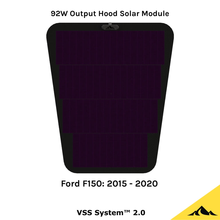 Ford F-150 Hood Solar Panel (2015-2020) | Cascadia 4x4 | VSS System™