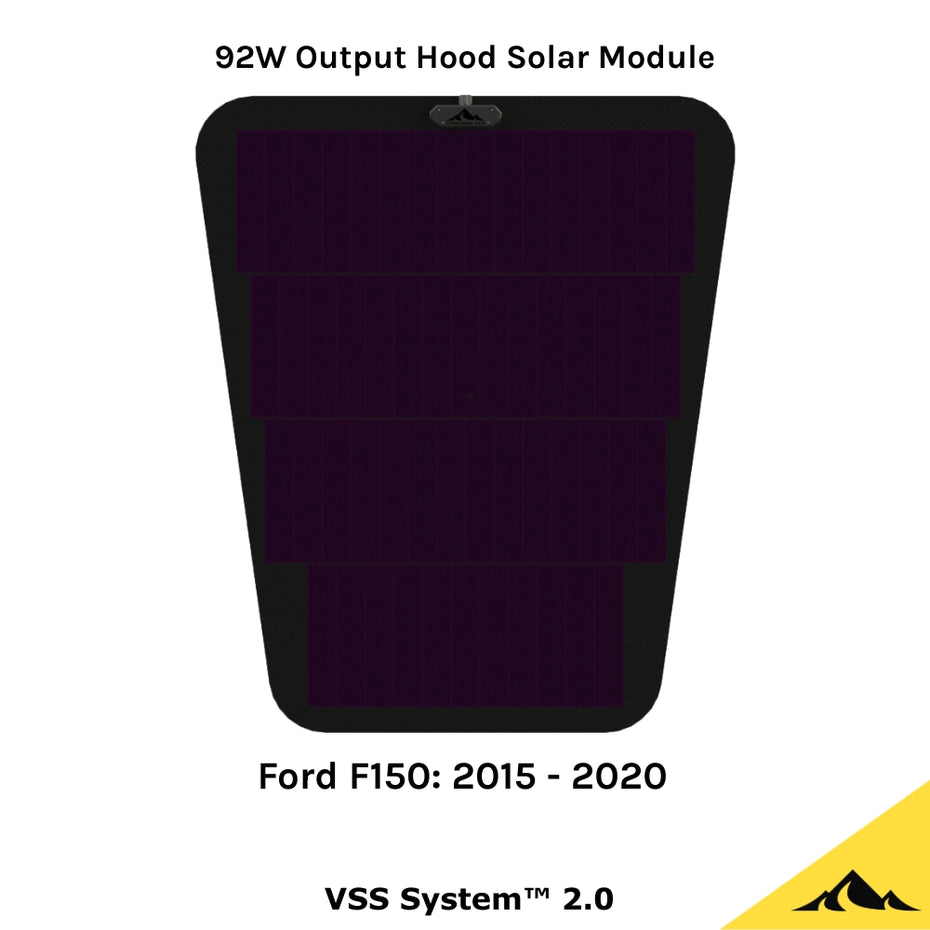 Ford F-150 Hood Solar Panel (2015-2020) | Cascadia 4x4 | VSS System™