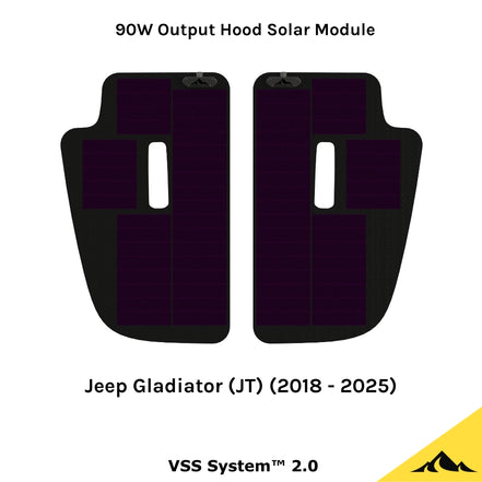 VSS System™ | Hood Mounted Solar Panels | Cascadia 4x4
