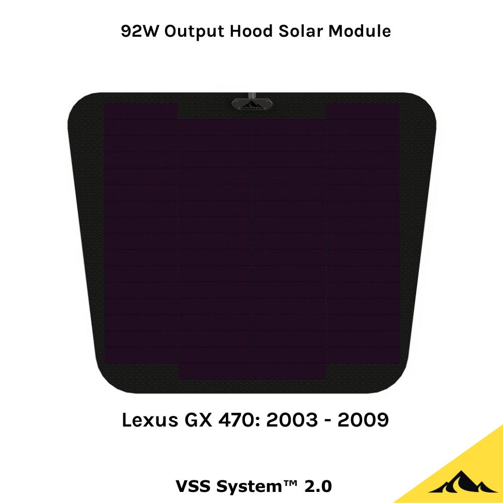 Lexus GX 470 Hood Solar Panel (2003-2009) | Cascadia 4x4 | VSS System™