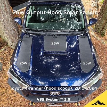 VSS System™ | Hood Mounted Solar Panels | Cascadia 4x4