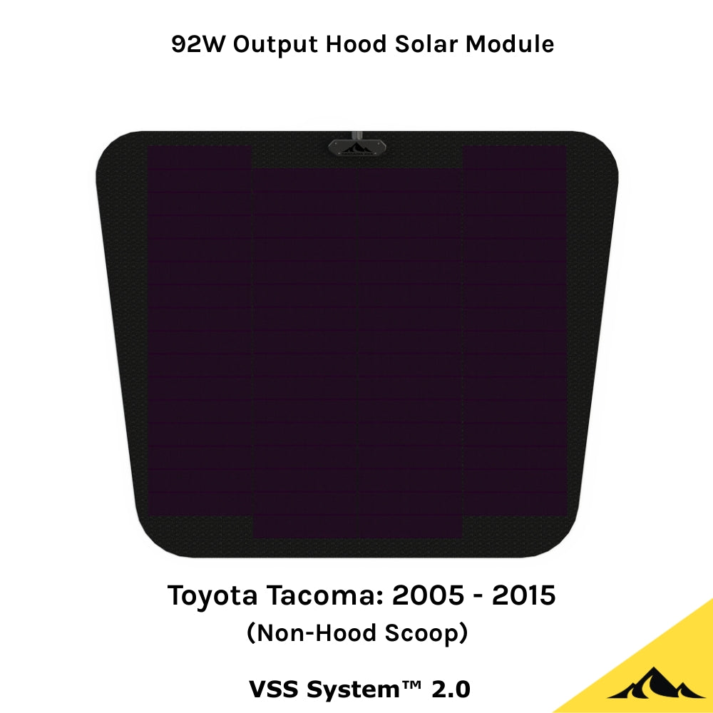 Toyota Tacoma Hood Solar Panel (2005-2015) | Cascadia 4x4 VSS System™